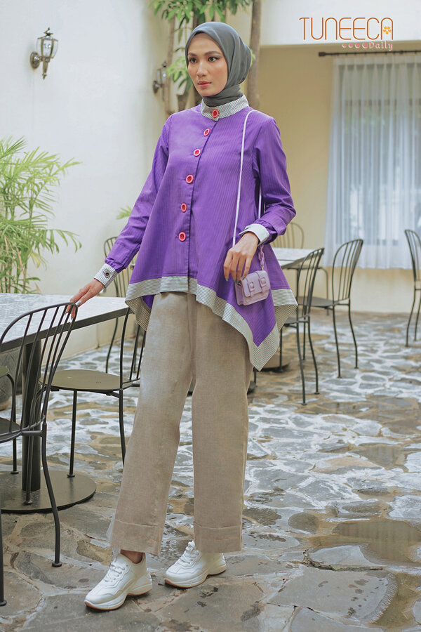 Kemeja Tuneeca Daily Grania - D-0323005 DAILY KEMEJA Grania